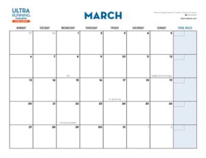 2023 UltraRunning Calendar - Ultra Running Magazine