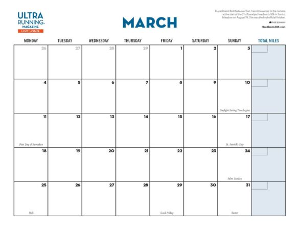 2024 UltraRunning Calendar - Ultra Running Magazine